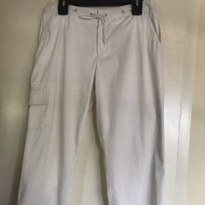 Cache | Pants & Jumpsuits | Cache White Pants Size 8 Cotton | Poshmark